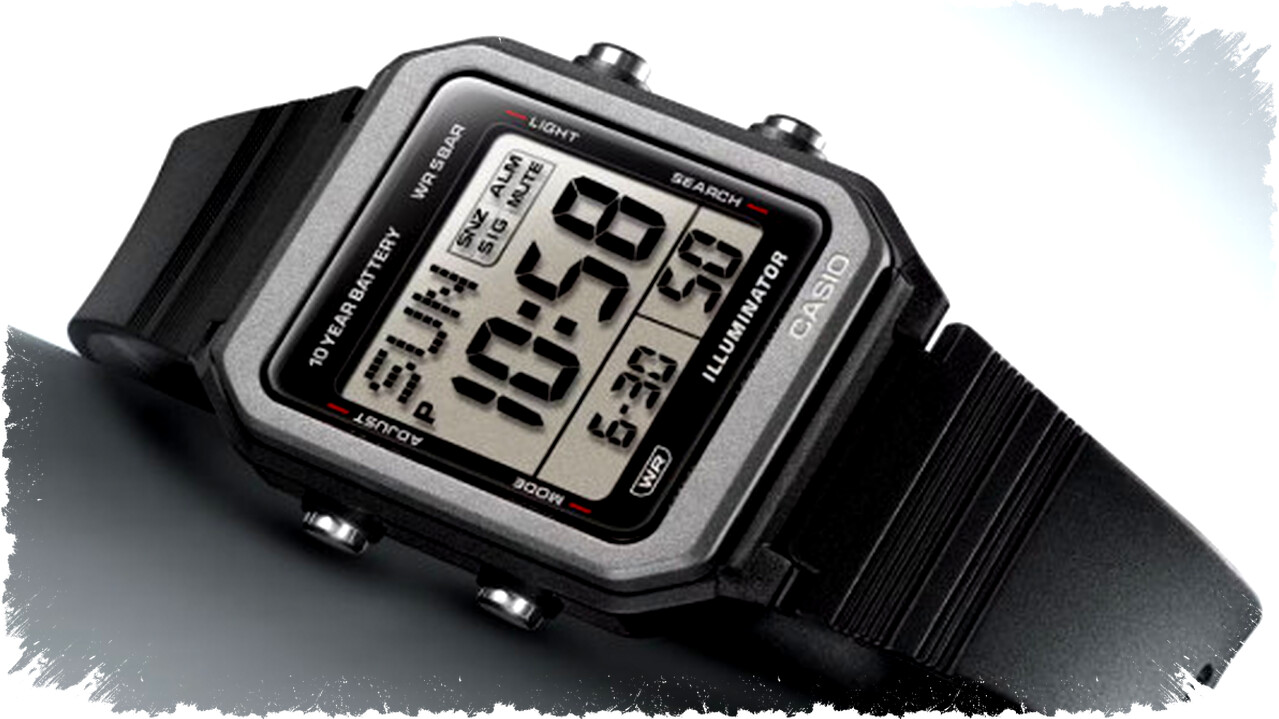 Retro Revolution: Casio W-221H Revives 90s Style with Modern Digital ...