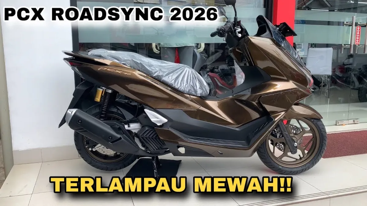 At Rp40,600,000, Honda PCX 160 Roadsync Titanium Brown Adds HSTC, ABS ...