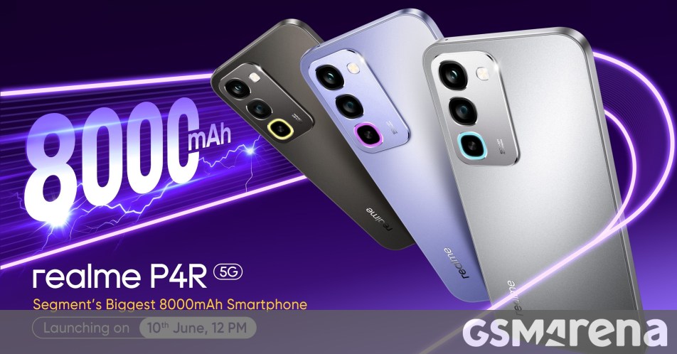 Realme P4R Brings 8,000 mAh Endurance and 144Hz Speed to India’s Mid ...