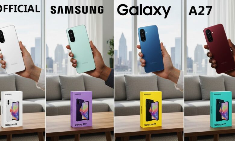 Galaxy A27 Render Leak Reveals Four Colors, and Buyers May Face A ...
