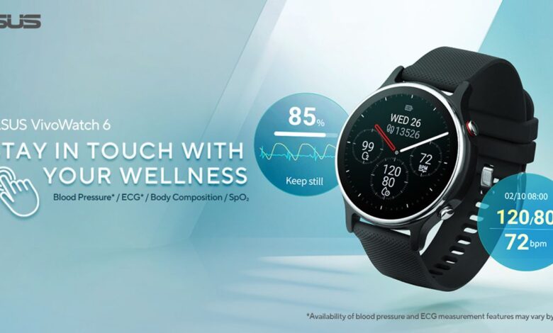 Titanium Body and Sapphire Display Give Asus VivoWatch 6 Plus a More ...